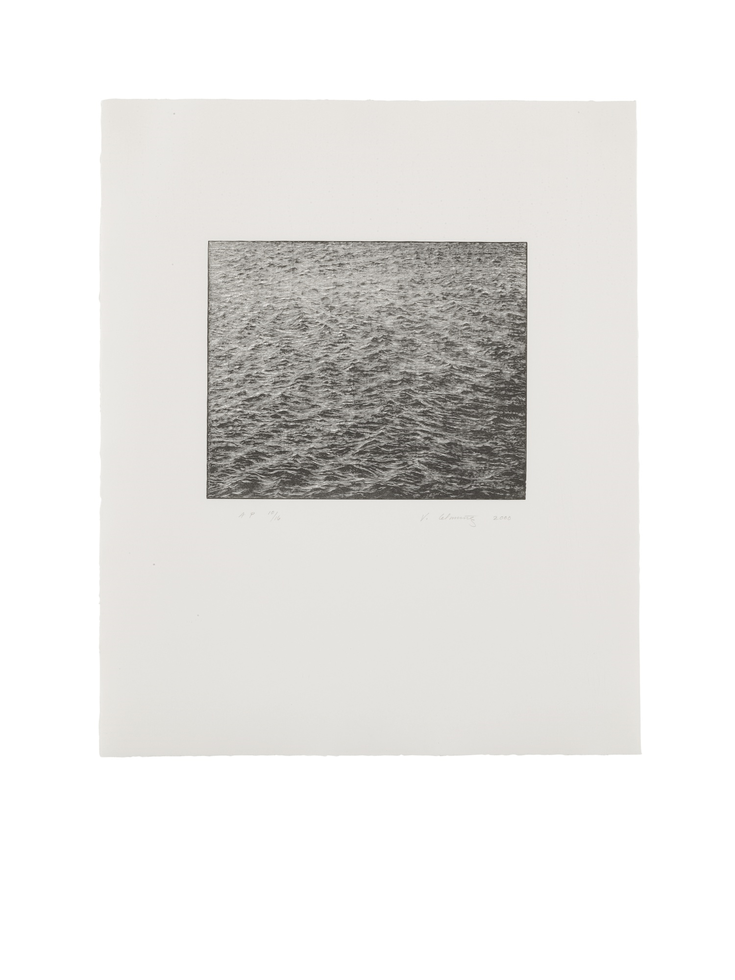 Vija Celmins | OCEAN SURFACE (2000) | MutualArt