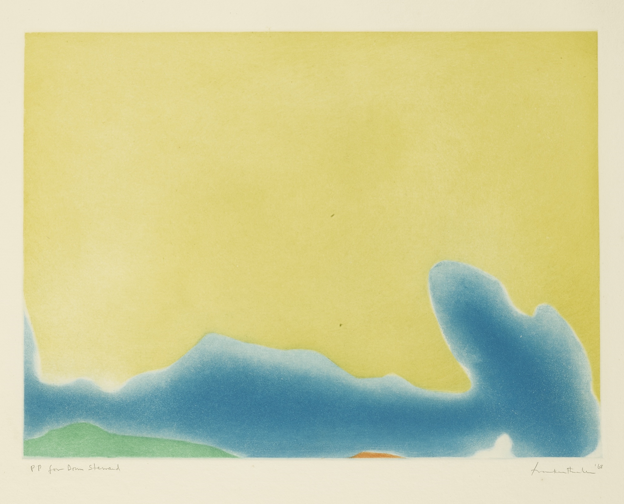 Helen Frankenthaler | Yellow Span (1968) | MutualArt