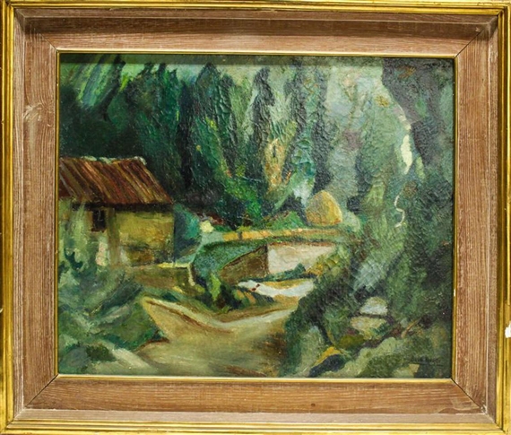 Emili‏ Bosch Roger | Paisage con arquitectura | MutualArt