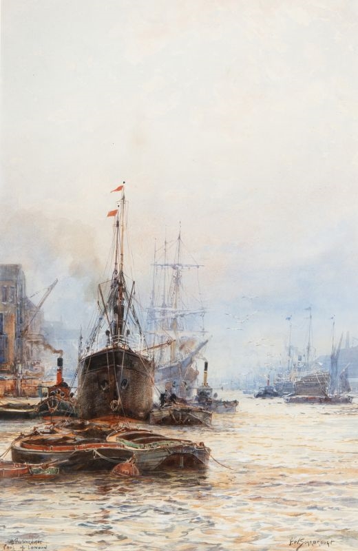 Frederick William Scarborough | Pool Of London | MutualArt