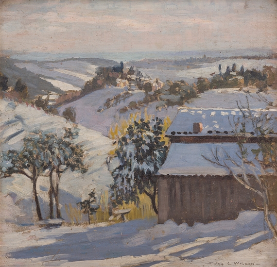 Dora Wilson | Snowfall in the Alps | MutualArt