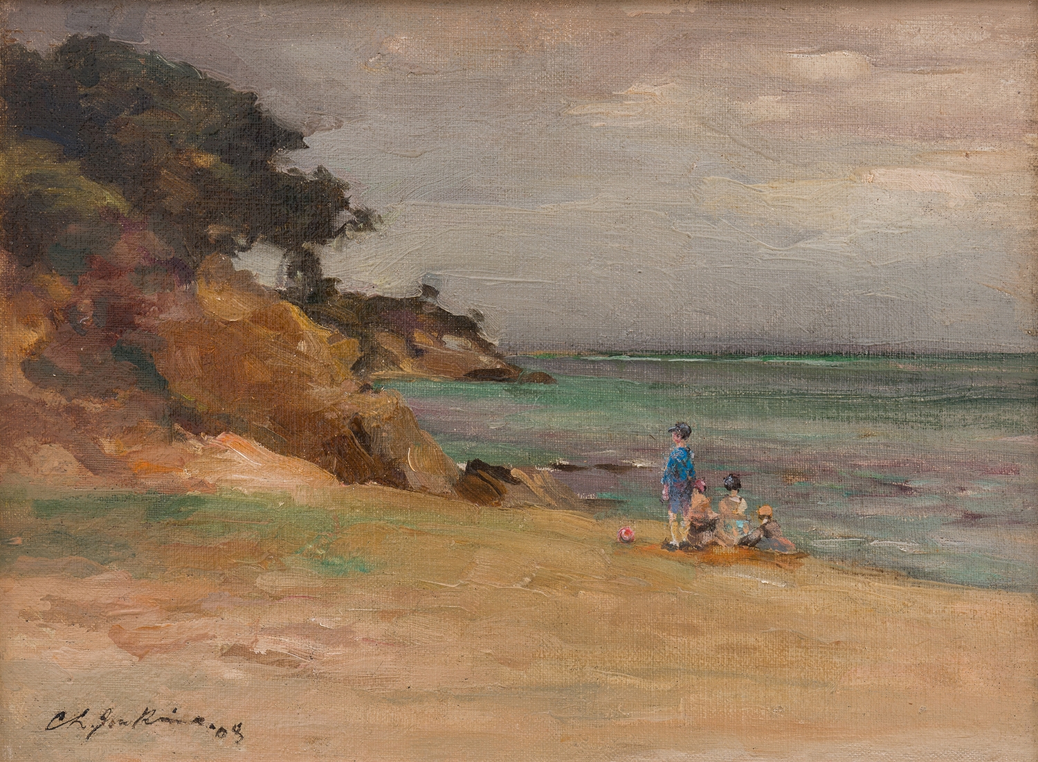 Constance Jenkins | Mentone Beach (1908) | MutualArt