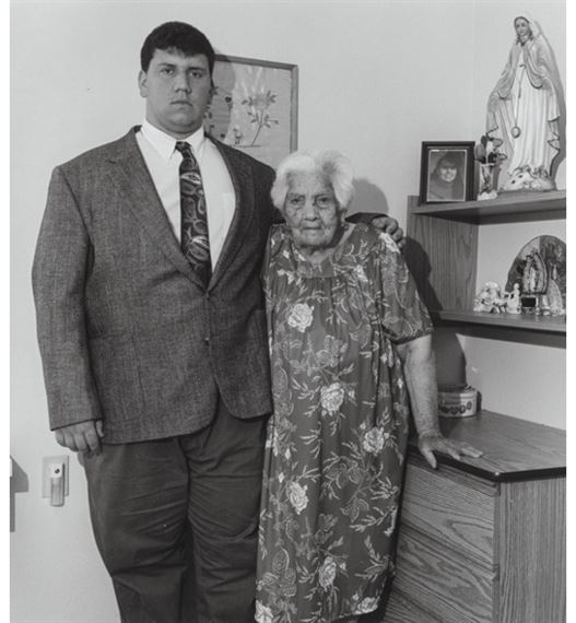 Milton Rogovin | A Group of Three Photographs of a Mother and Son ...