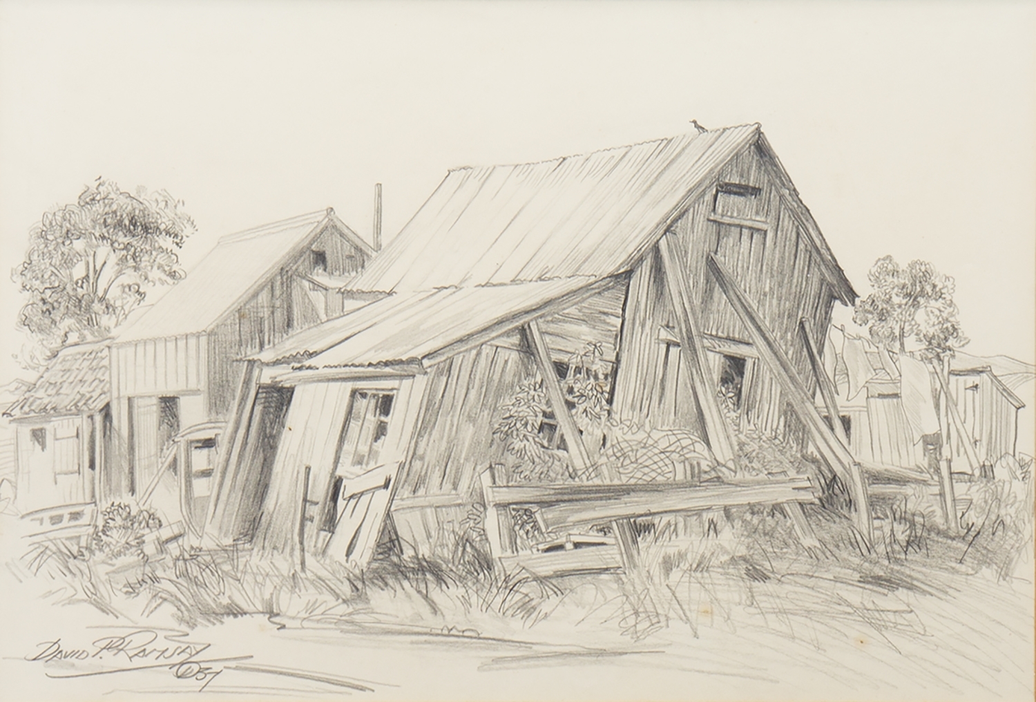 David Prophet Ramsay | Ruined Shed (1937) | MutualArt