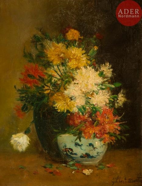 Charles Gilbert-Martin | Vase de fleurs | MutualArt