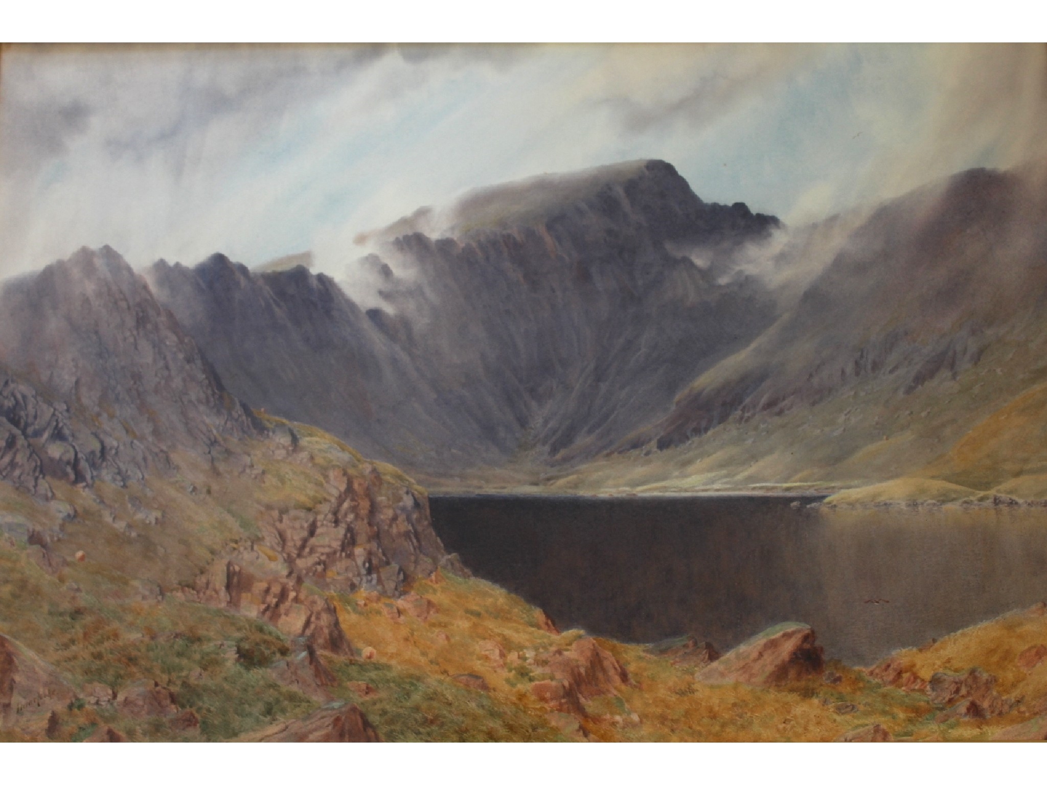 Isaac Cooke | THE SUMMIT OF HELVELLYN FROM RED TARN | MutualArt