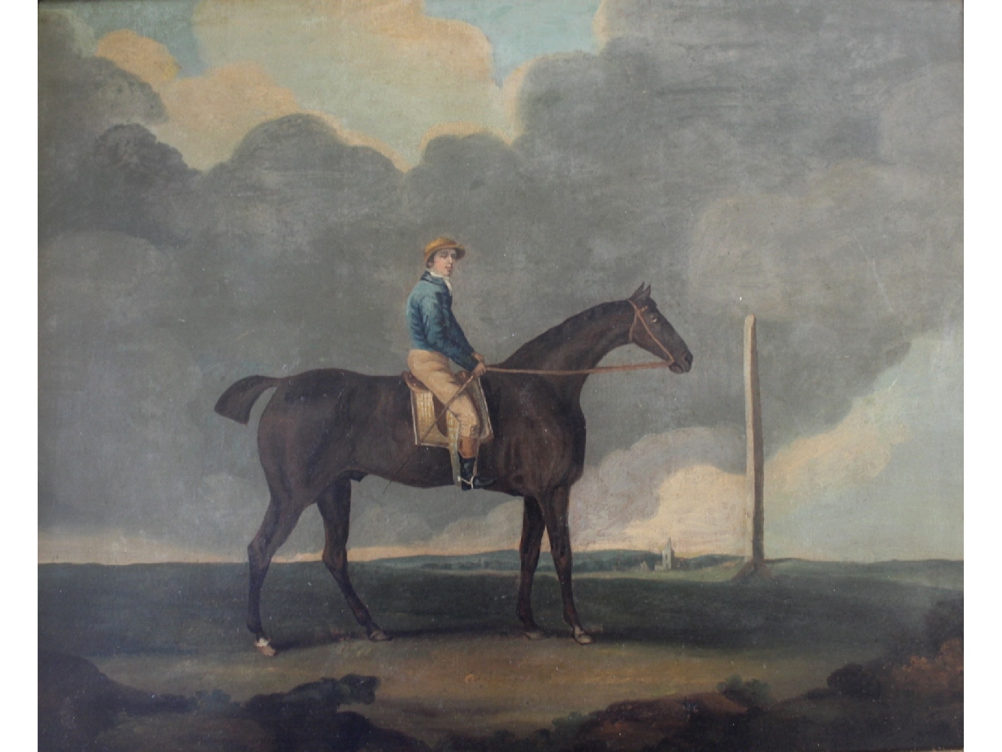 George Stubbs | HORSE AND JOCKEY ON A HEATH | MutualArt