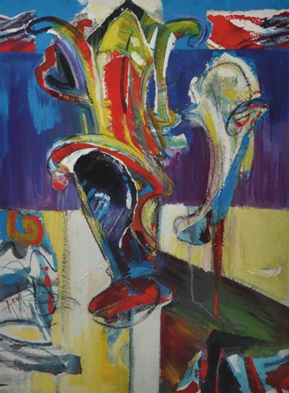 Yusof Ghani | Siri Topeng Wayang - Solok II (1995) | MutualArt