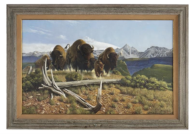 Roy Lee Ward | Bison-1700 (1982) | MutualArt