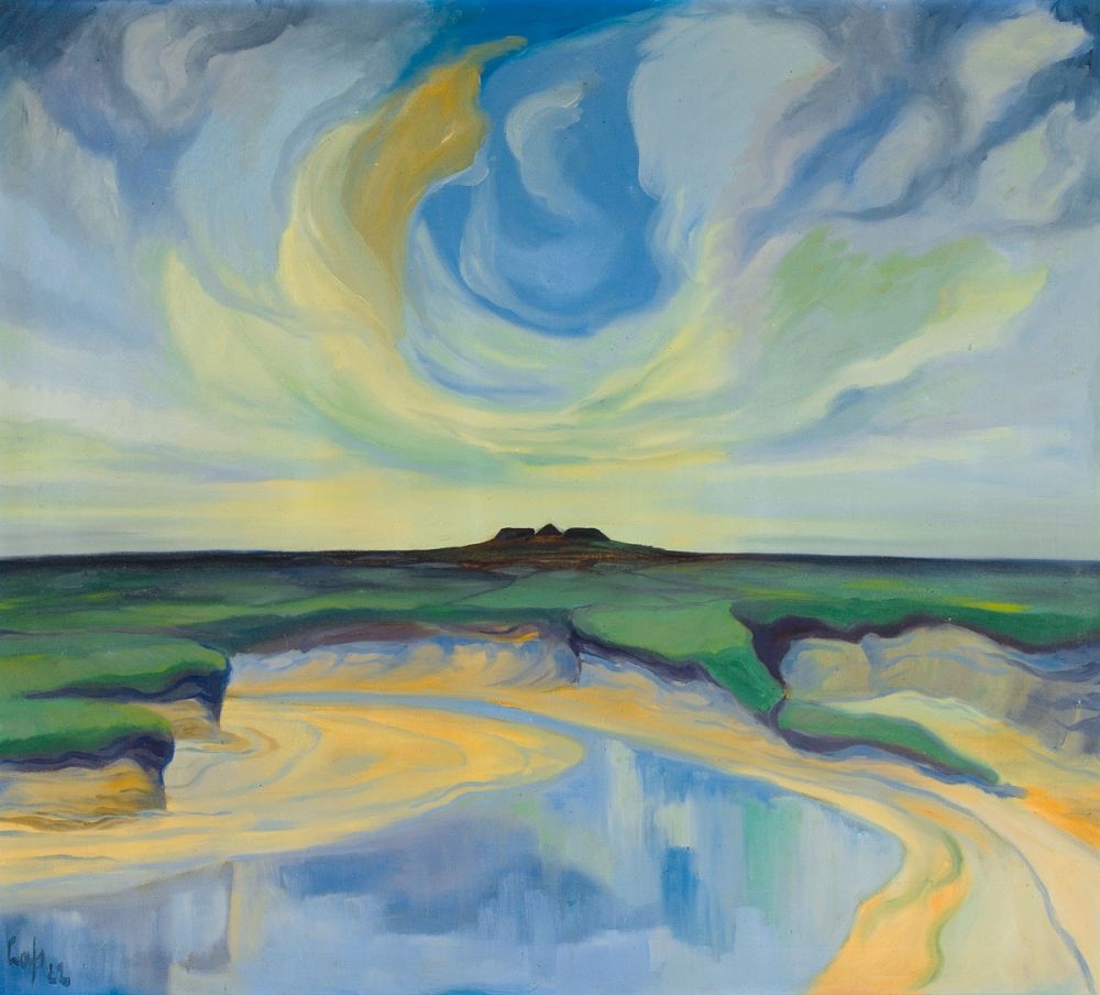 Jan Lass | Nordfriesische Hallig (1922) | MutualArt