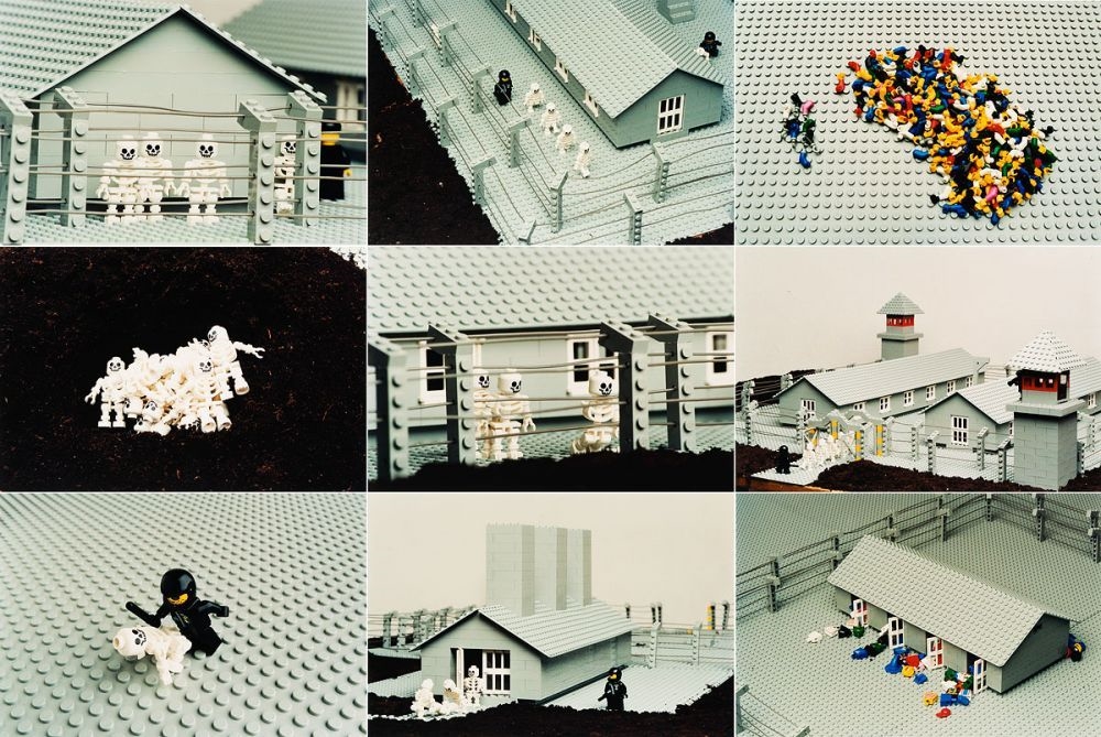 Zbigniew Libera | LEGO. OBÓZ KONCENTRACYJNY - WYKROJNIK OPAKOWANIA ...