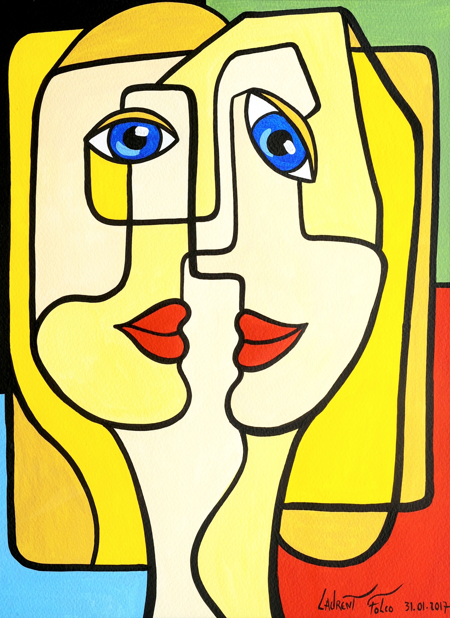 Laurent Folco | Face à Face (2017) | MutualArt