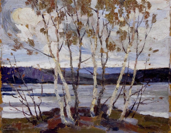 Tom Thomson | canoe lake (1915 - 1916) | MutualArt
