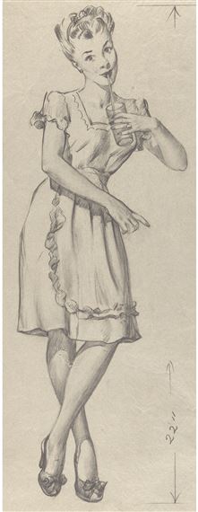 Artworks of Gil Elvgren (American, 1914 - 1980)