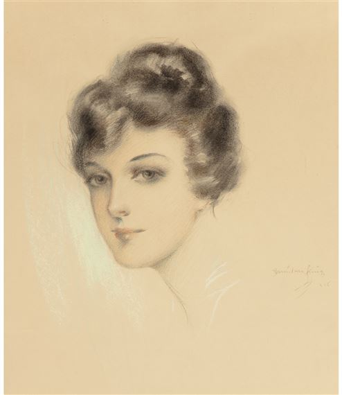 Hamilton King | Portrait of a Young Lady (1916) | MutualArt