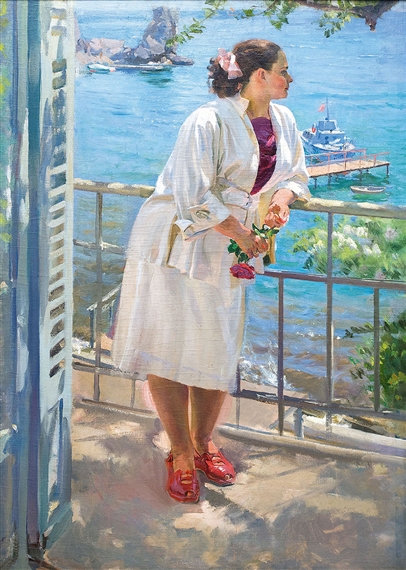 Igor Vladimirovich Radoman | Summer in Gurzuf (1951) | MutualArt