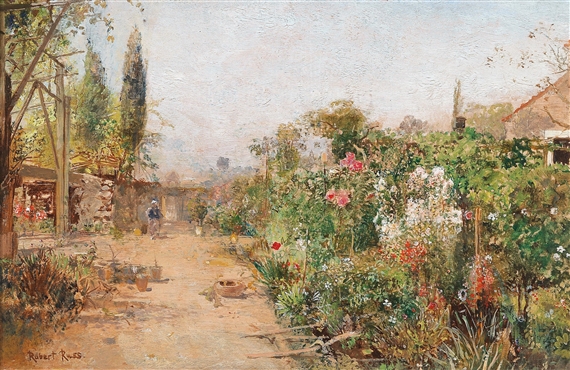 Robert Russ | Southern garden landscape | MutualArt