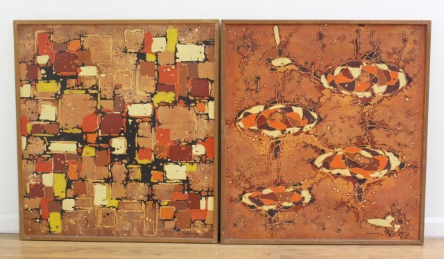 Edward Czajkowski | Pair Abstracts (1976) | MutualArt