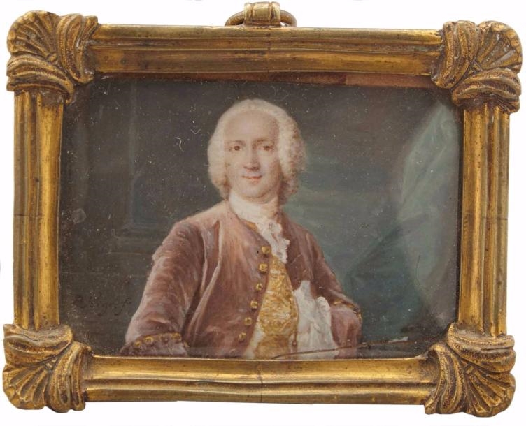 Louis Vigee | Portrait d'un élégant dans un intérieur | MutualArt