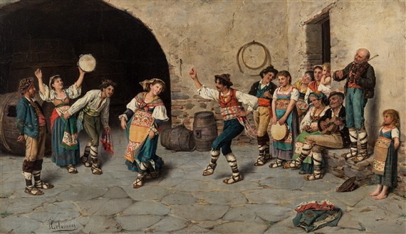Pasquale Celommi | The Peasant Dance | MutualArt