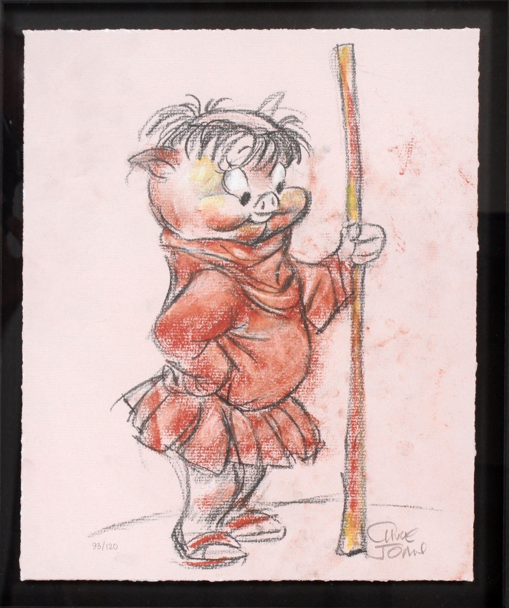 Chuck Jones | Porky Pig as Friar Tuck from the Character Portfolio ...