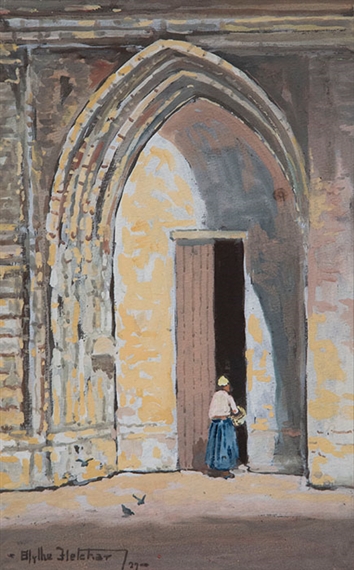 Blythe Fletcher | Entering the Abbey (1927) | MutualArt