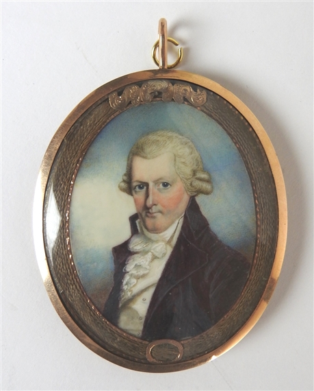 Irish School, 18th Century | A portrait miniature of a gentleman ...