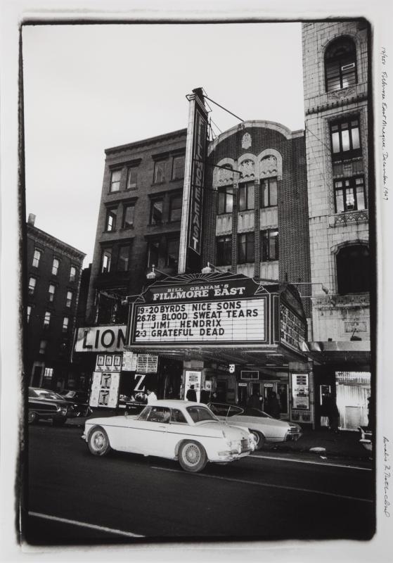 Amalie Rothschild | Fillmore East Marquee (1969) | MutualArt