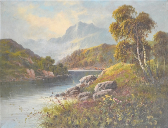 Frank Hider | IN THE VALE OF FESTINING NORTH WALES | MutualArt