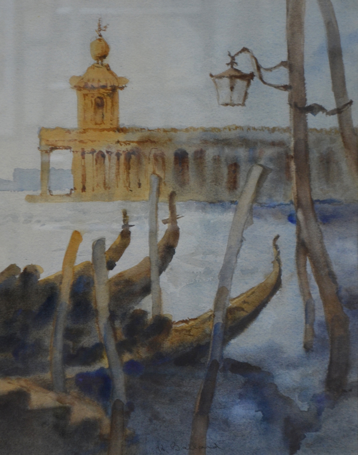 Kath Ballard | DOGANA FROM MOLO - VENICE (1995) | MutualArt