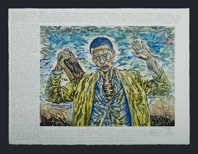 George Gittoes | The Preacher | MutualArt