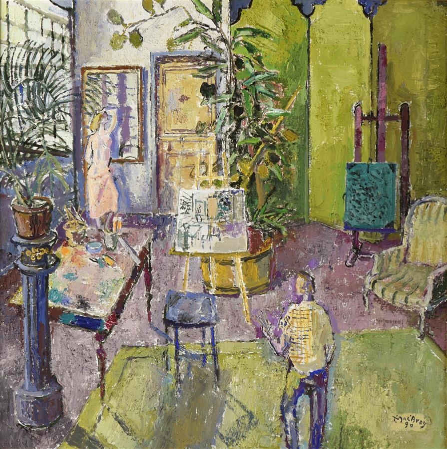 Édouard-Georges Mac-Avoy | L'atelier du peintre (1990) | MutualArt