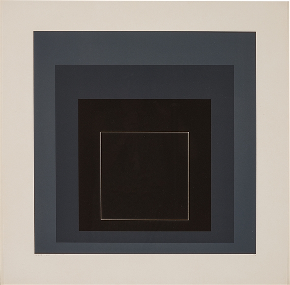 Josef Albers | White Line Square VIII - from White Line Squares Series ...