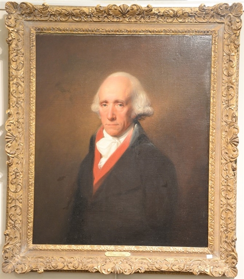 Gilbert Stuart | Portrait of Warren Hastings | MutualArt