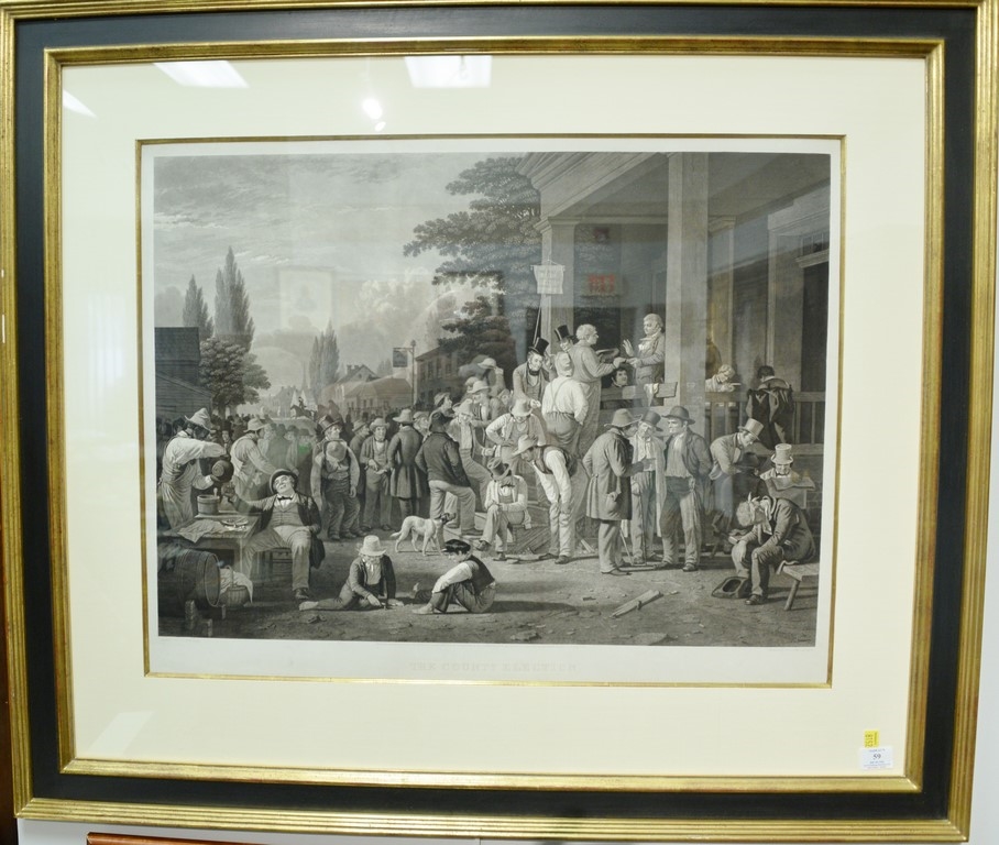 George Caleb Bingham | The Country Election | MutualArt