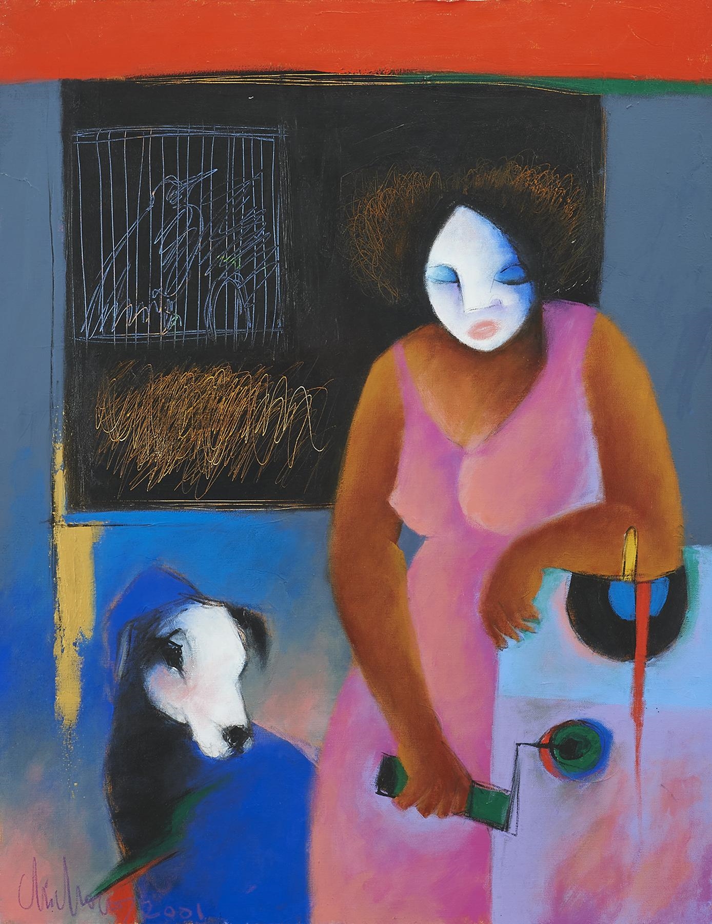 Roberto Chichorro | Tempo de espera dum cão azul (2001) | MutualArt