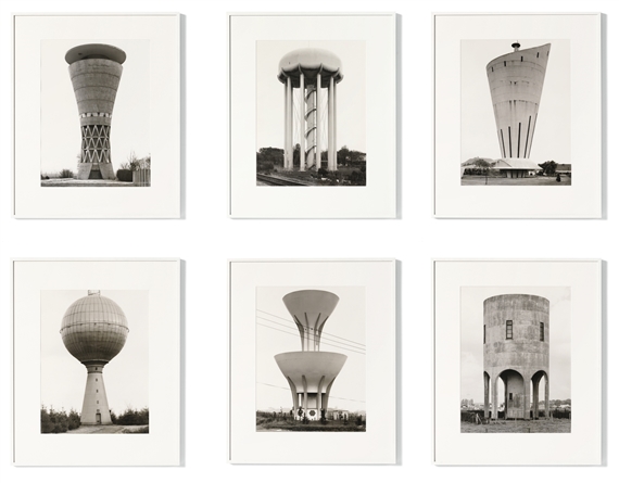 Bernd & Hilla Becher | WATER TOWER TYPOLOGY | MutualArt