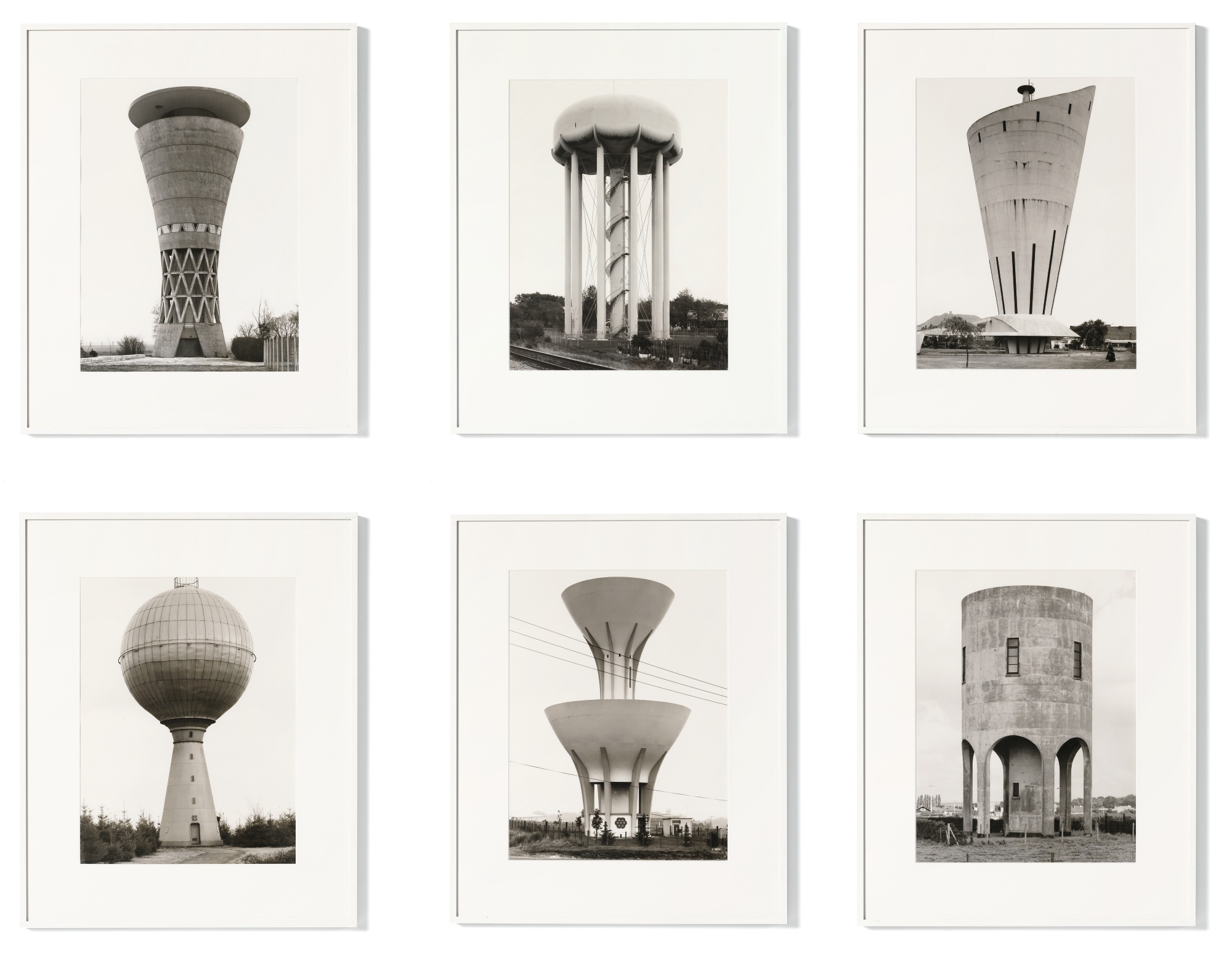 Bernd & Hilla Becher | WATER TOWER TYPOLOGY | MutualArt
