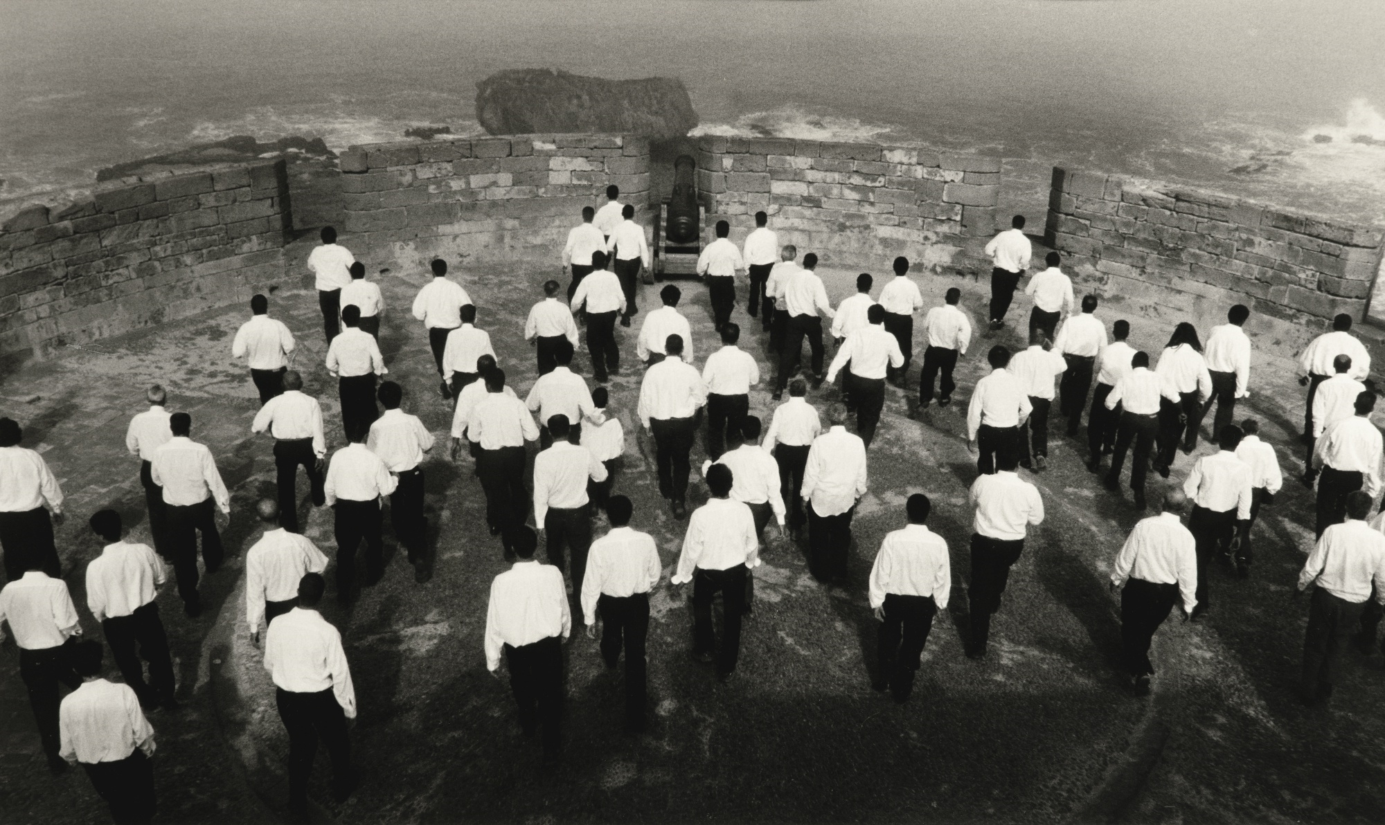 Shirin Neshat | RAPTURE, (MEN) (1999) | MutualArt