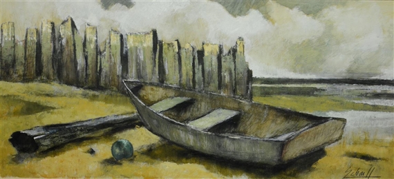 Ralph Scharff | The Blue Float | MutualArt