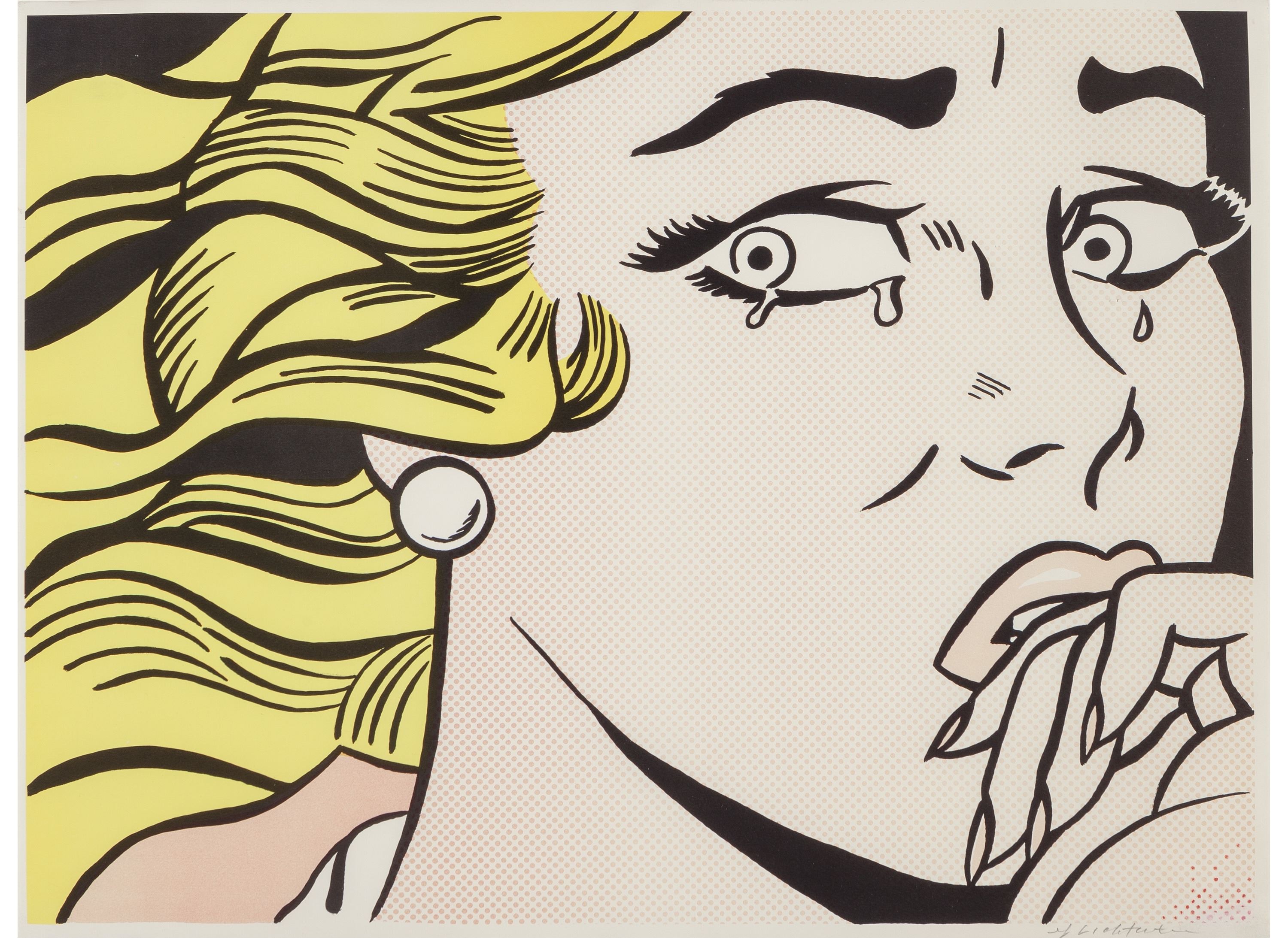 Roy Lichtenstein | Crying Girl (1963) | MutualArt