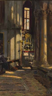 Patrick William Adam | The Studio of FCB Cadell (1912) | MutualArt