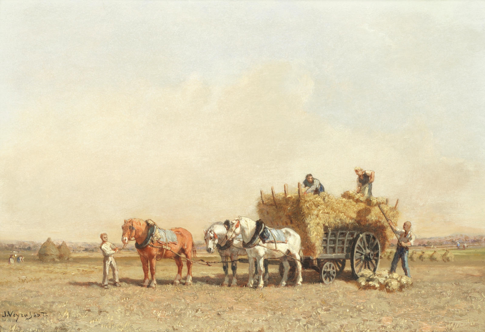 Jules Jacques Veyrassat | The harvest | MutualArt