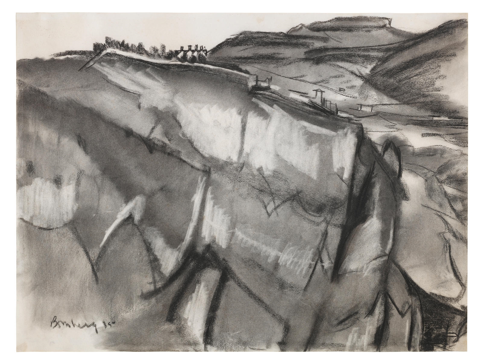 David Bomberg | The Great Rock | MutualArt