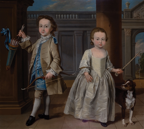 Michael Dahl | Portrait of Two Noble Children | MutualArt