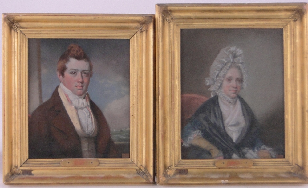 John Raphael Smith | 2 works: Portraits of A Man and Woman | MutualArt