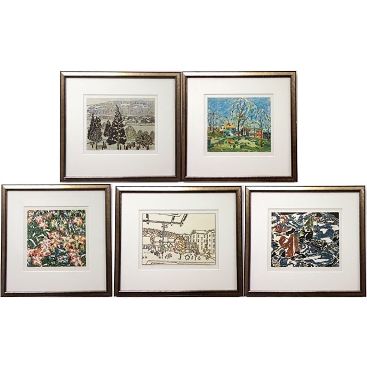 David B. Milne | 5 WORKS: VARIOUS TITLES | MutualArt