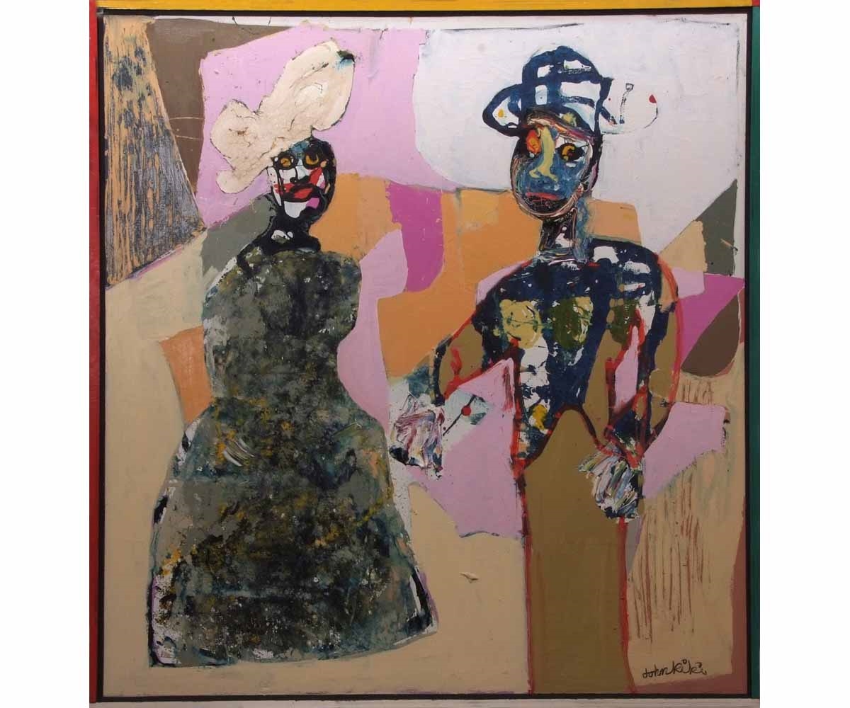 John Kiki | Infanta and friend 1998 | MutualArt