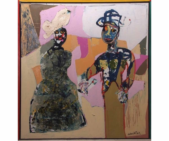 John Kiki | Infanta and friend 1998 | MutualArt