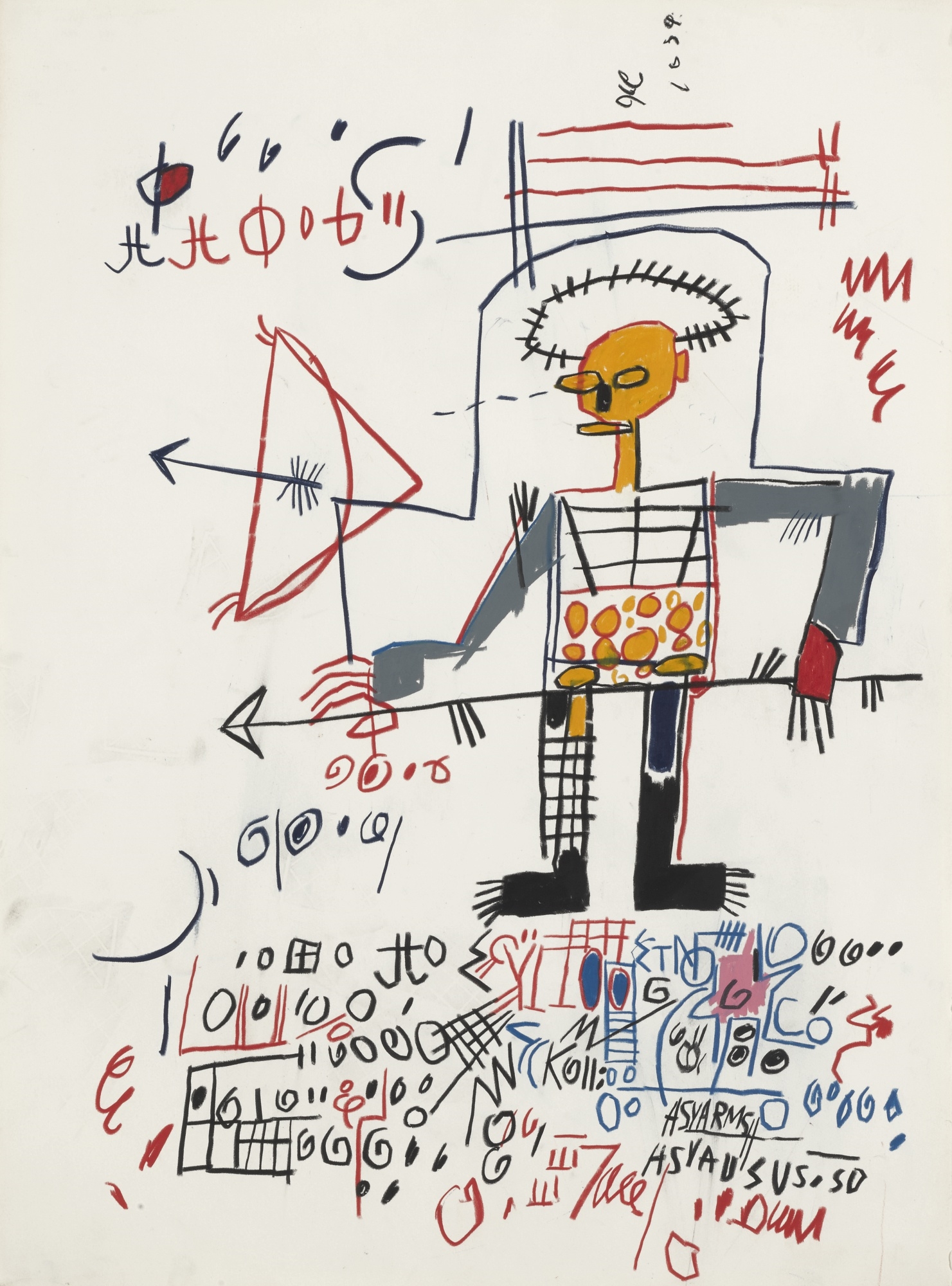 Jean-Michel Basquiat | Untitled (1984) | MutualArt